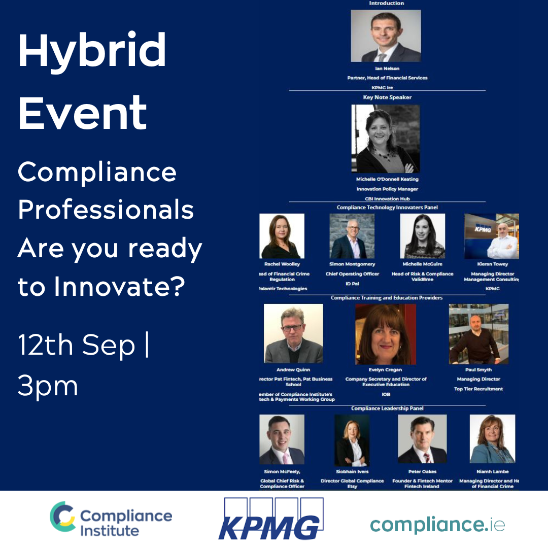 Compliance Professionals: Are you ready to innovate? (Hybrid)